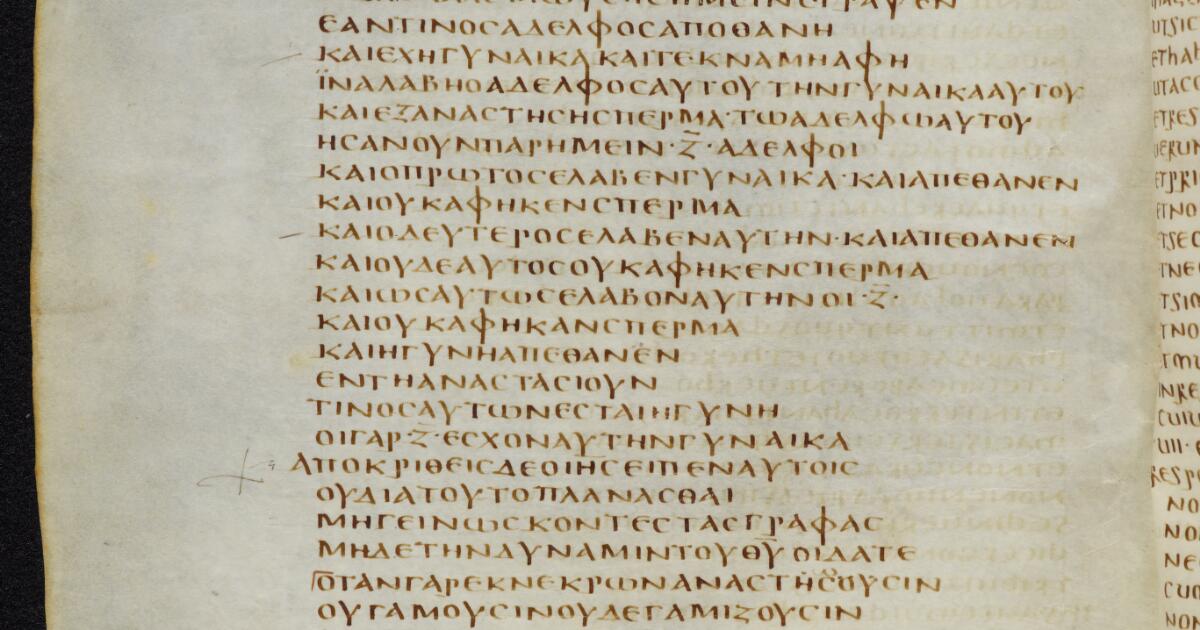 Western Medieval Manuscripts : Codex Bezae