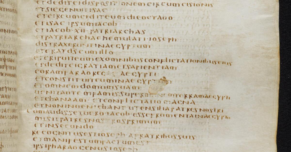 Western Medieval Manuscripts : Codex Bezae