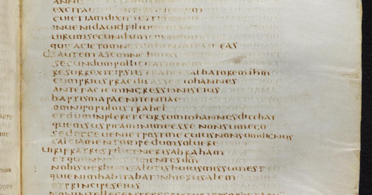 Western Medieval Manuscripts : Codex Bezae