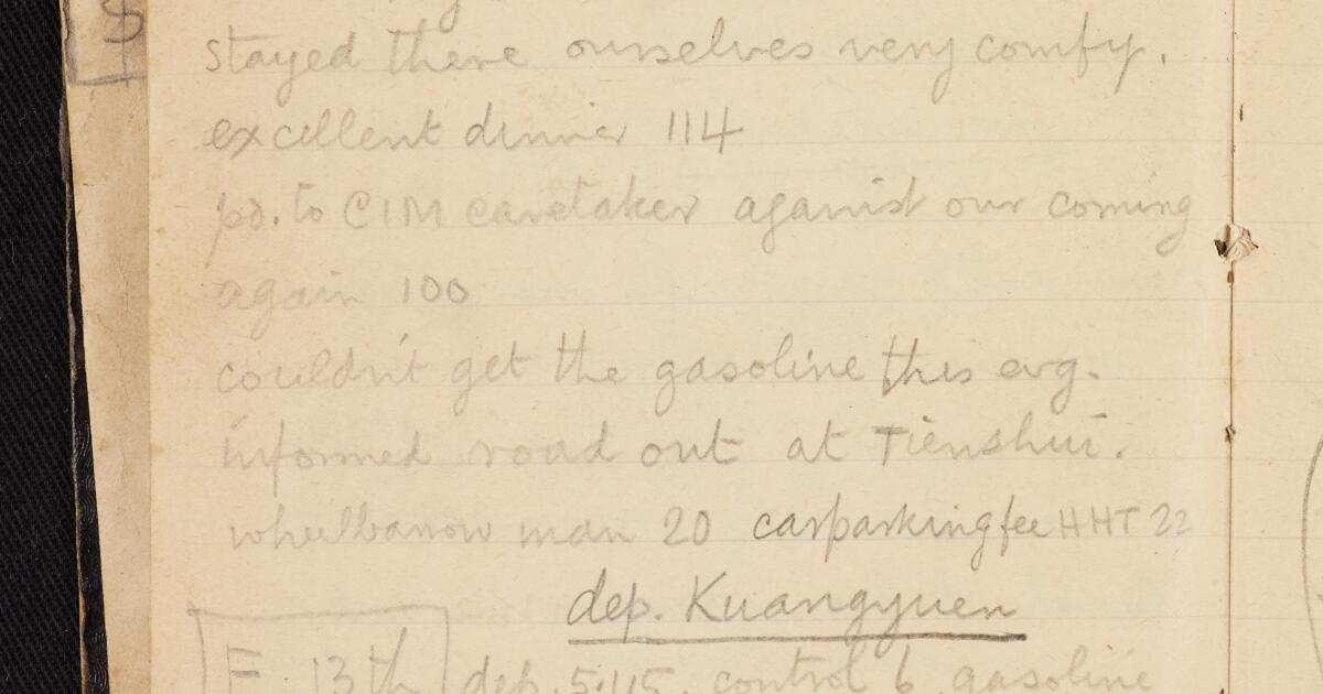 Joseph Needham : Joseph Needham's journal of his tour in North-West ...