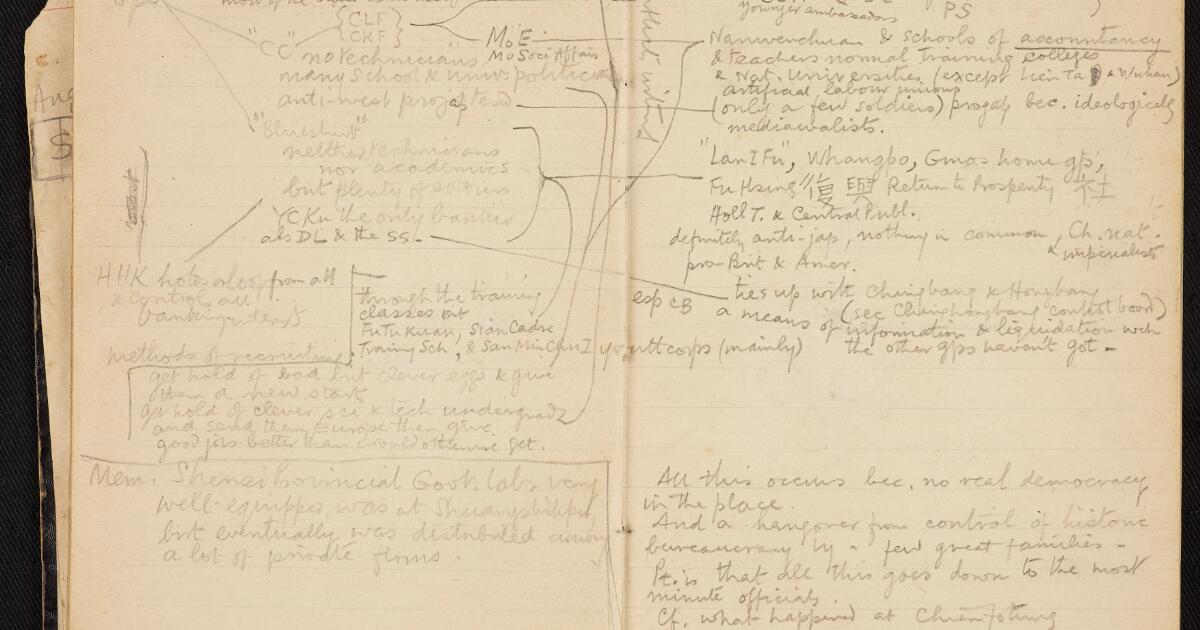 Joseph Needham : Joseph Needham's journal of his tour in North-West ...