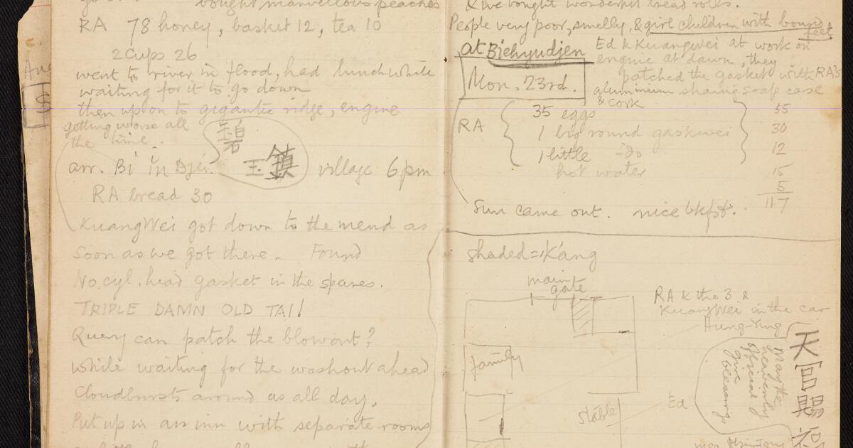 Joseph Needham : Joseph Needham's journal of his tour in North-West ...