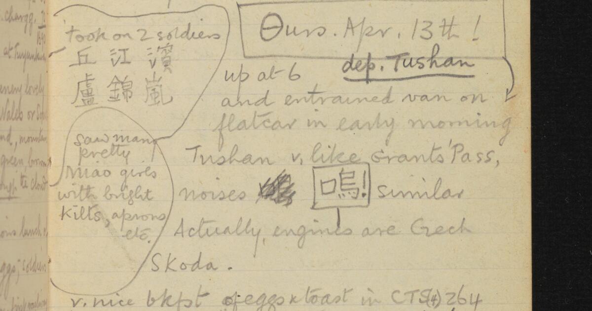 Joseph Needham : Joseph Needham's journal of his tour of South-East ...