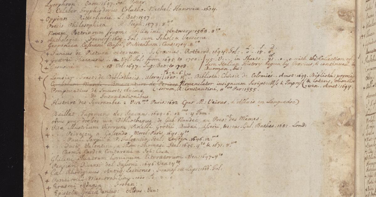 Thomas Gray Manuscripts : Thomas Gray, Commonplace Book, Volume I