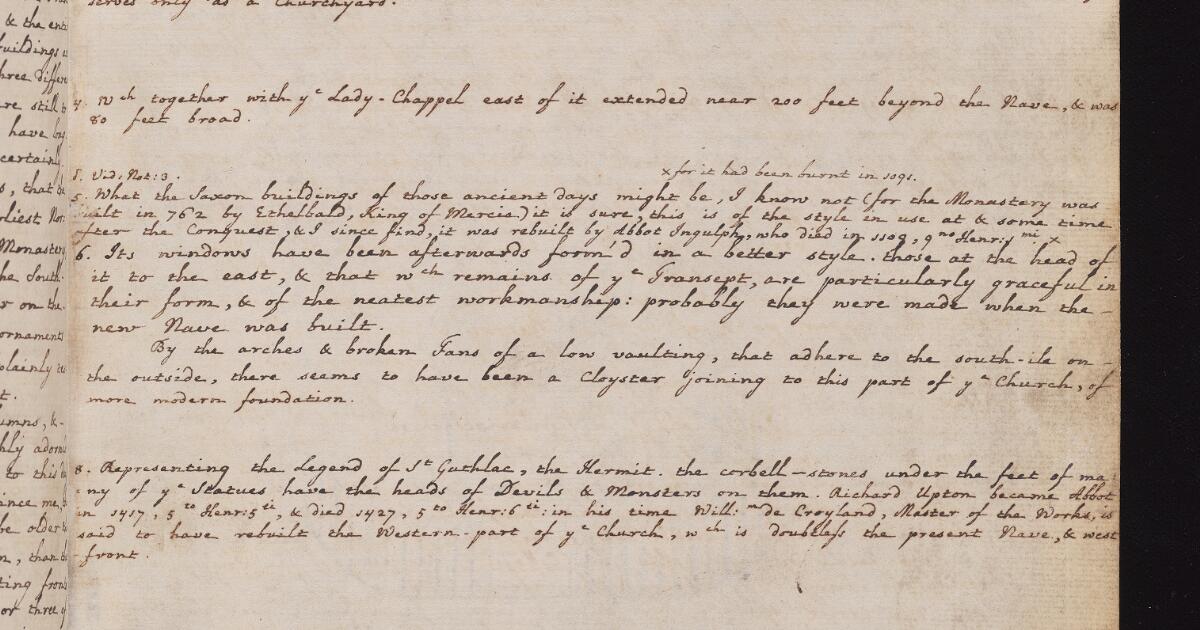 Thomas Gray Manuscripts : Thomas Gray, Commonplace Book, Volume III