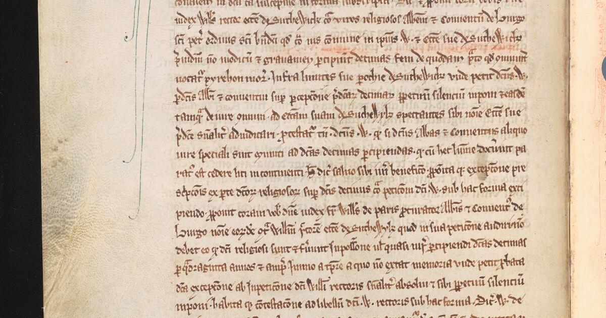 Western Medieval Manuscripts : Cartulary of Peterborough Abbey (The ...