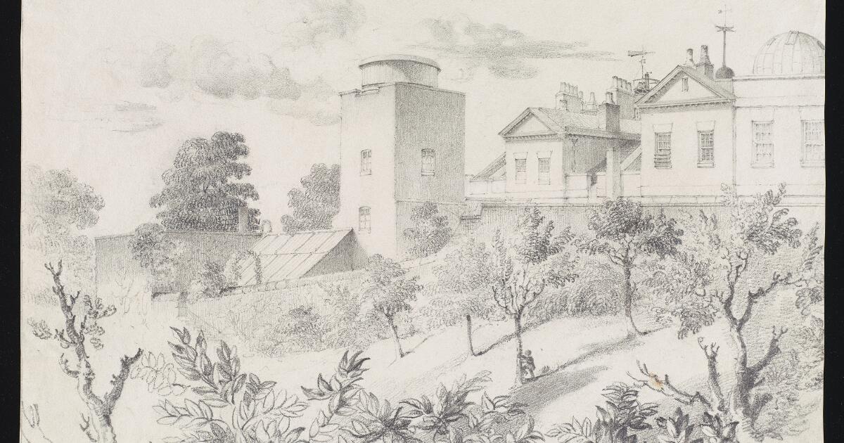 Royal Observatory Greenwich Drawings and Paintings : View of the Royal ...