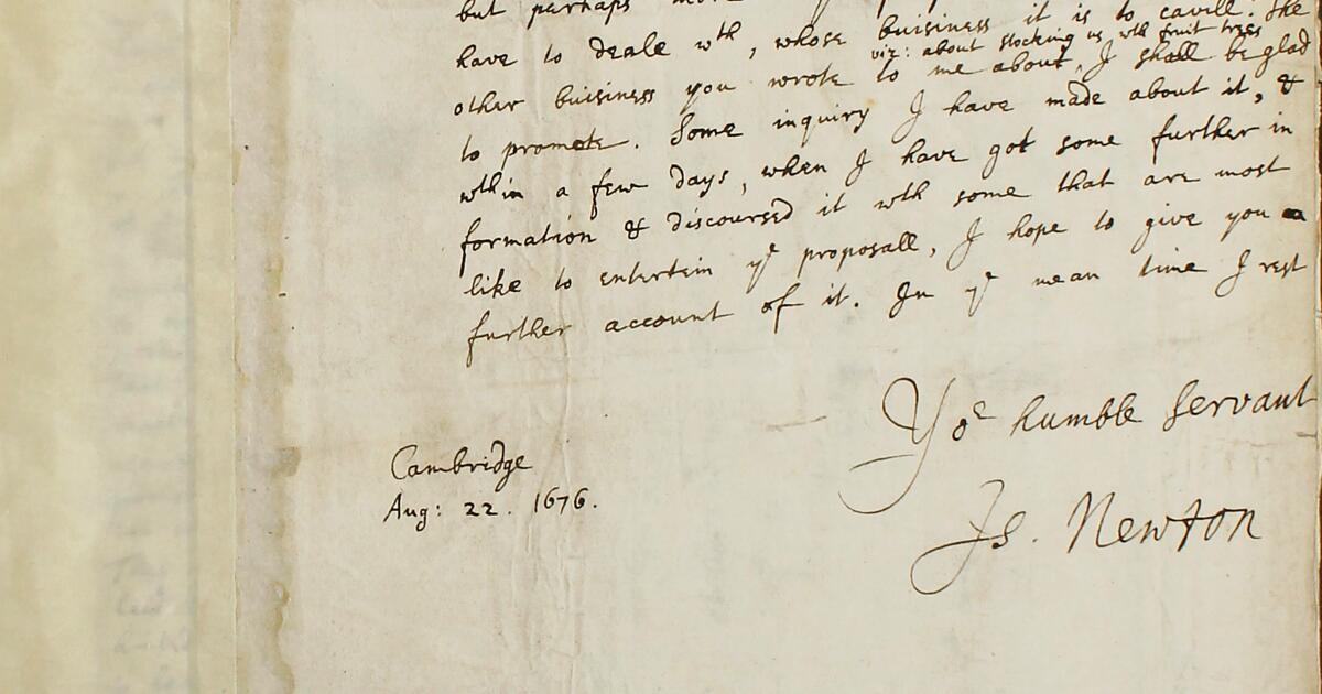Newton Papers : Letters from correspondents in natural philosophy to ...