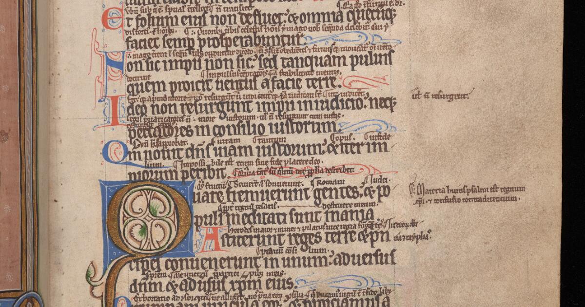 St John's College : Horae, Psalter, etc.