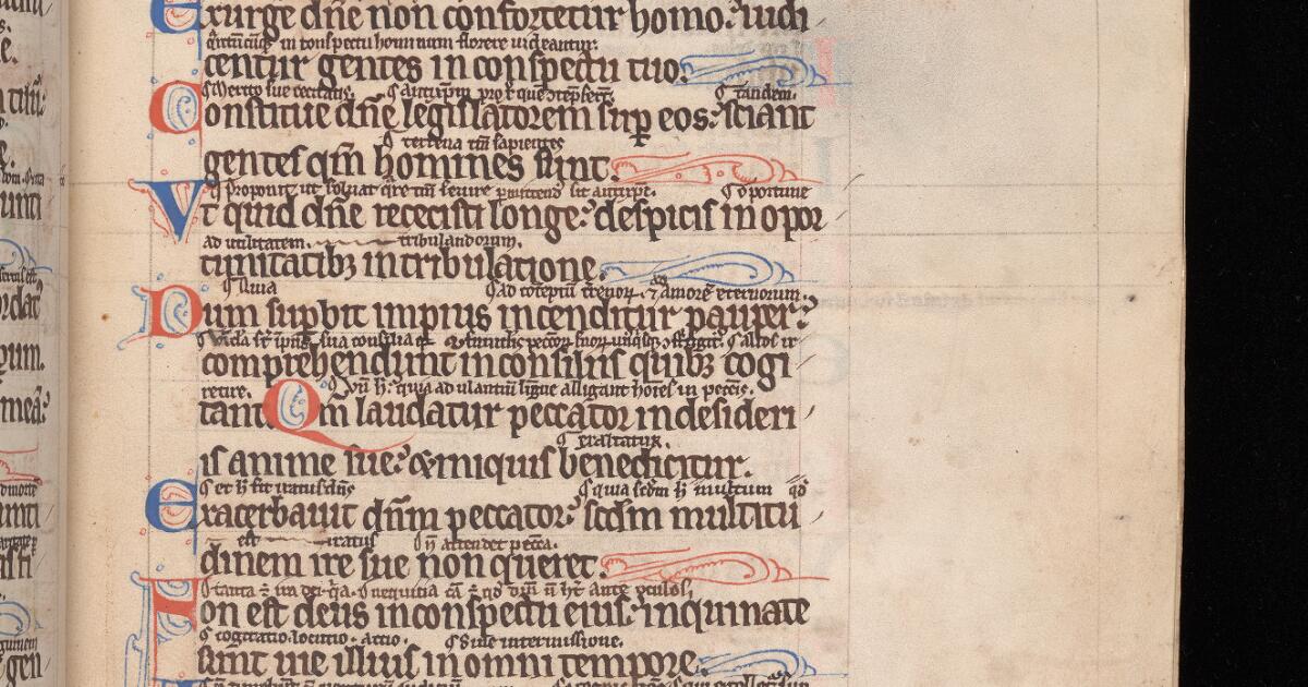 St John's College : Horae, Psalter, etc.