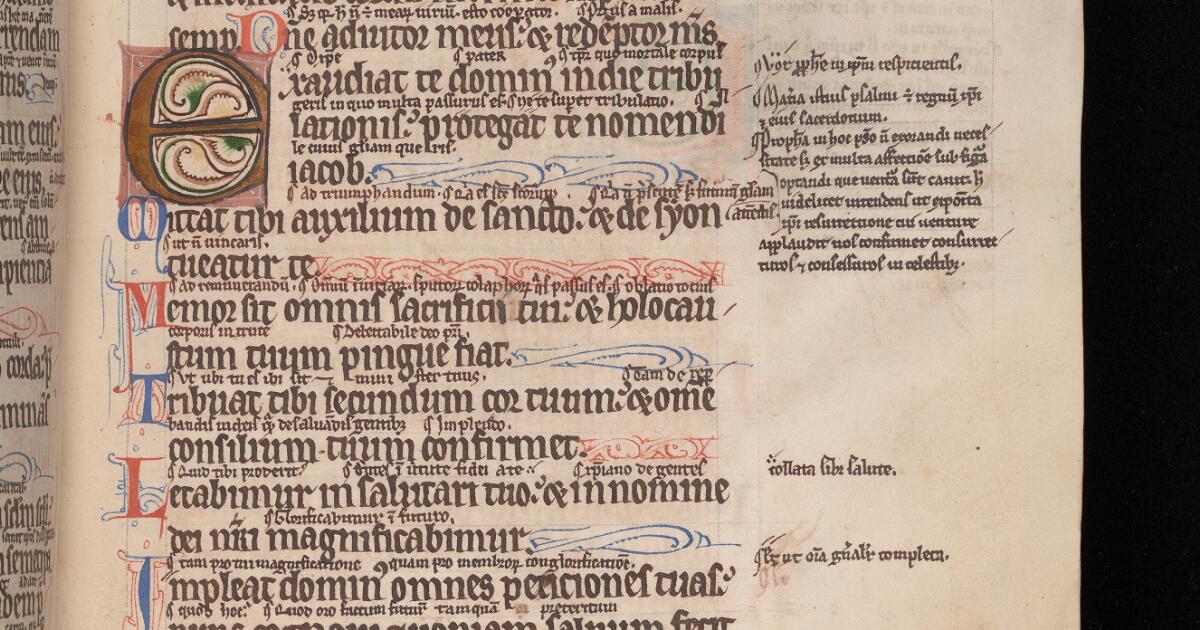 St John's College : Horae, Psalter, etc.