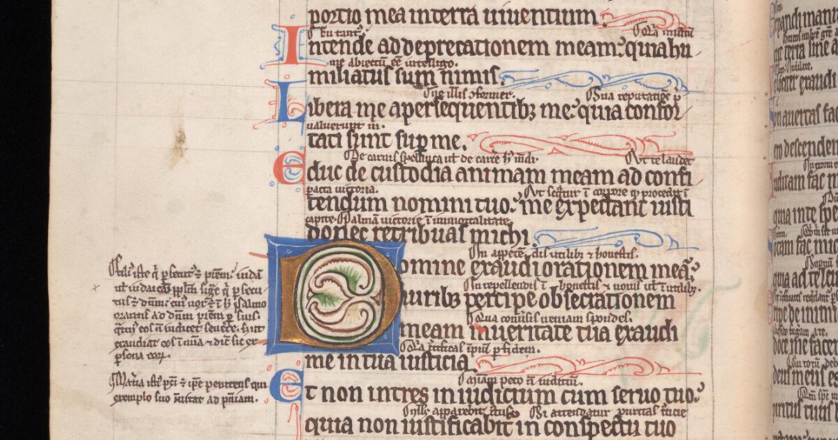 St John's College : Horae, Psalter, etc.