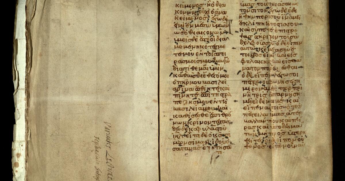 Medieval and Early Modern Greek Manuscripts : Gospel fragments