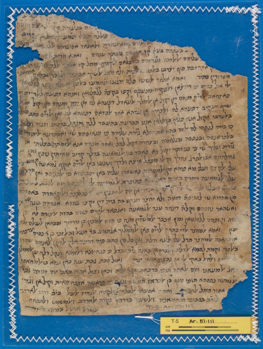 Letter: T-S Ar.51.111