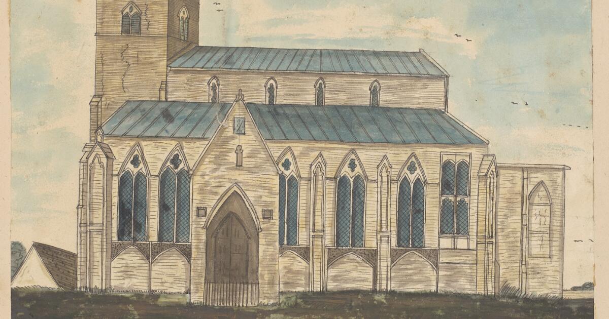 Relhan Collection : 37 Bottisham church. S view