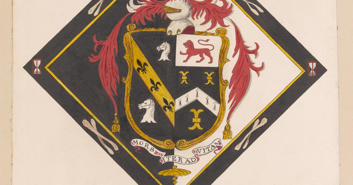 Relhan Collection : 229 Impington church. Hatchment of Pepys family. N ...