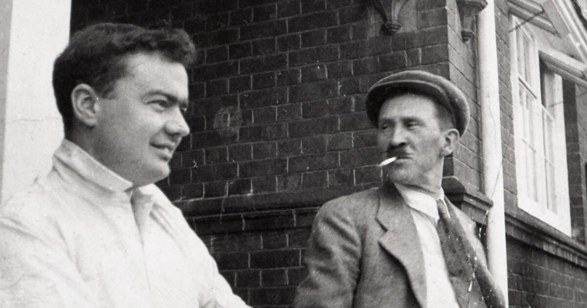 Cavendish Laboratory : W.B. Lewis and F. Lincoln watching the annual ...