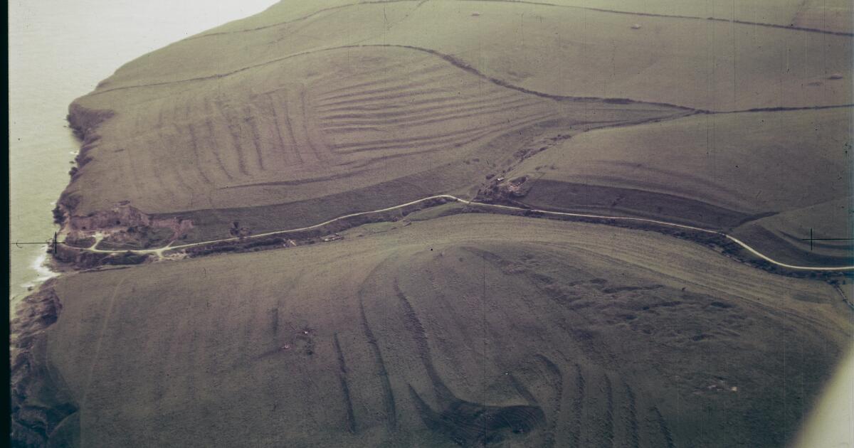 Landscape Histories from the Air : Lynchets, Worth Matravers, Dorset