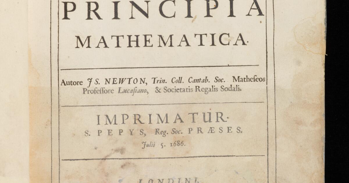 Newton Papers : Philosophiæ naturalis principia mathematica