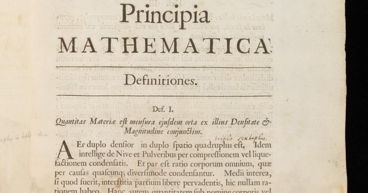 Newton Papers : Philosophiæ naturalis principia mathematica
