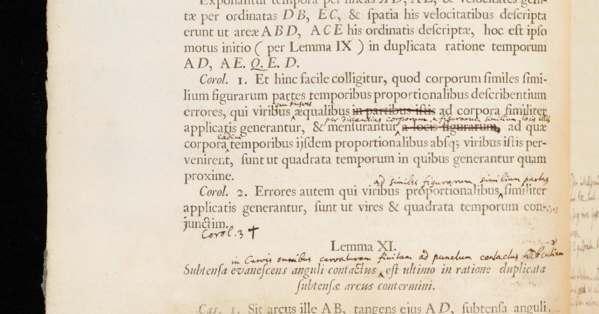 Newton Papers : Philosophiæ naturalis principia mathematica