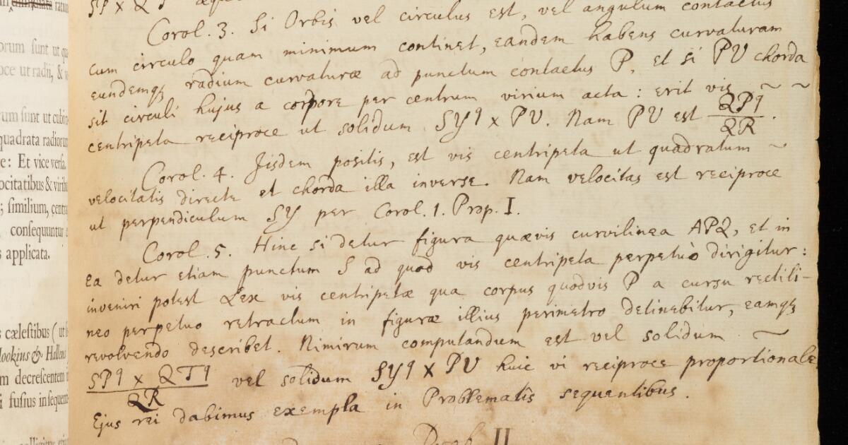Newton Papers : Philosophiæ naturalis principia mathematica