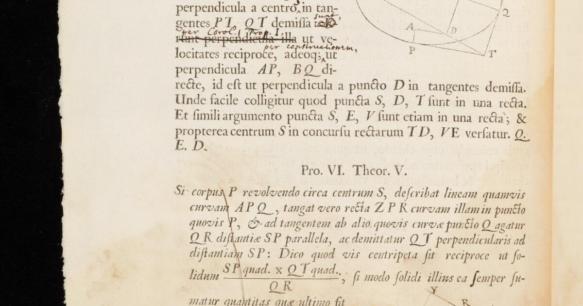 Newton Papers : Philosophiæ naturalis principia mathematica