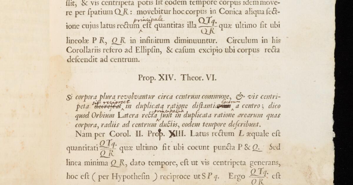 Newton Papers : Philosophiæ naturalis principia mathematica