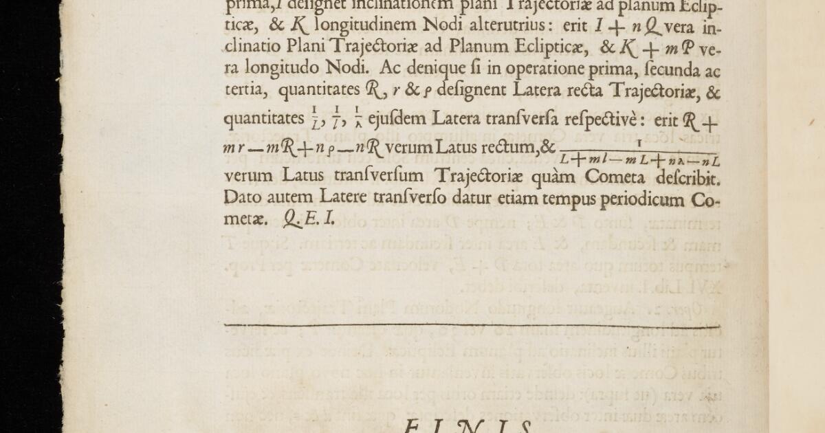 Newton Papers : Philosophiæ naturalis principia mathematica