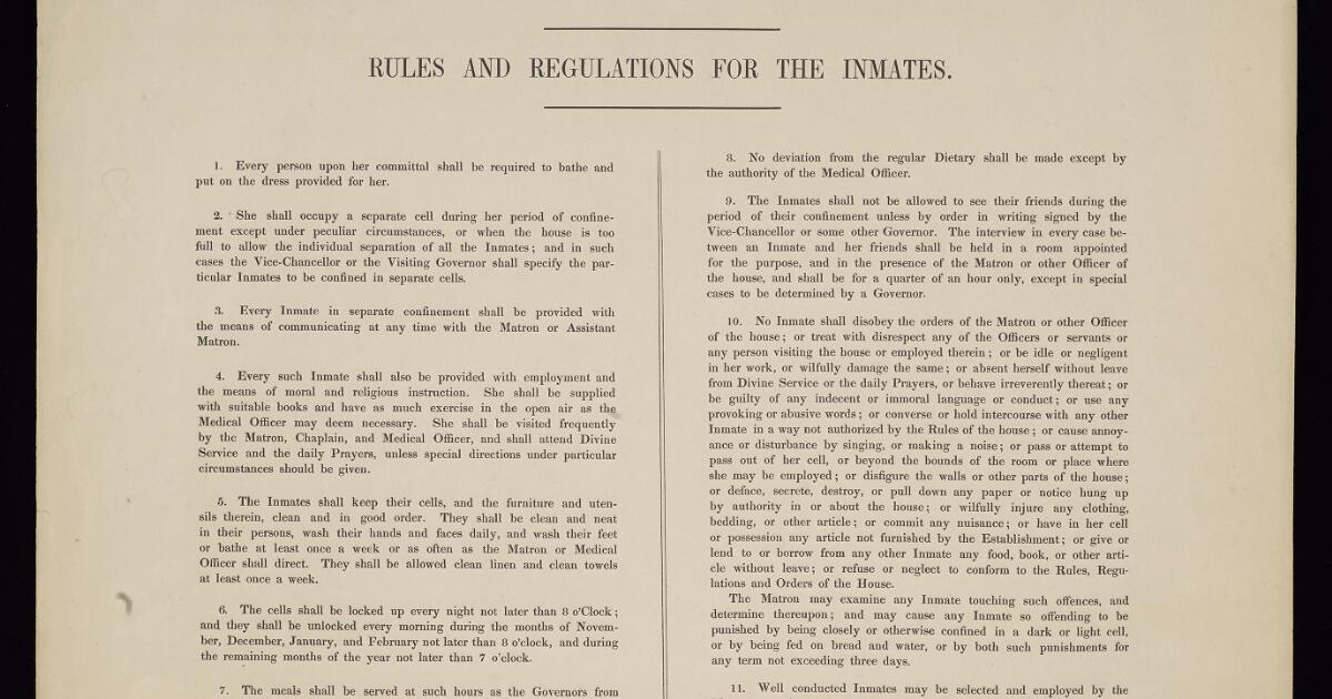 Cambridge Broadsides : [Rules and regulations for the Cambridge ...