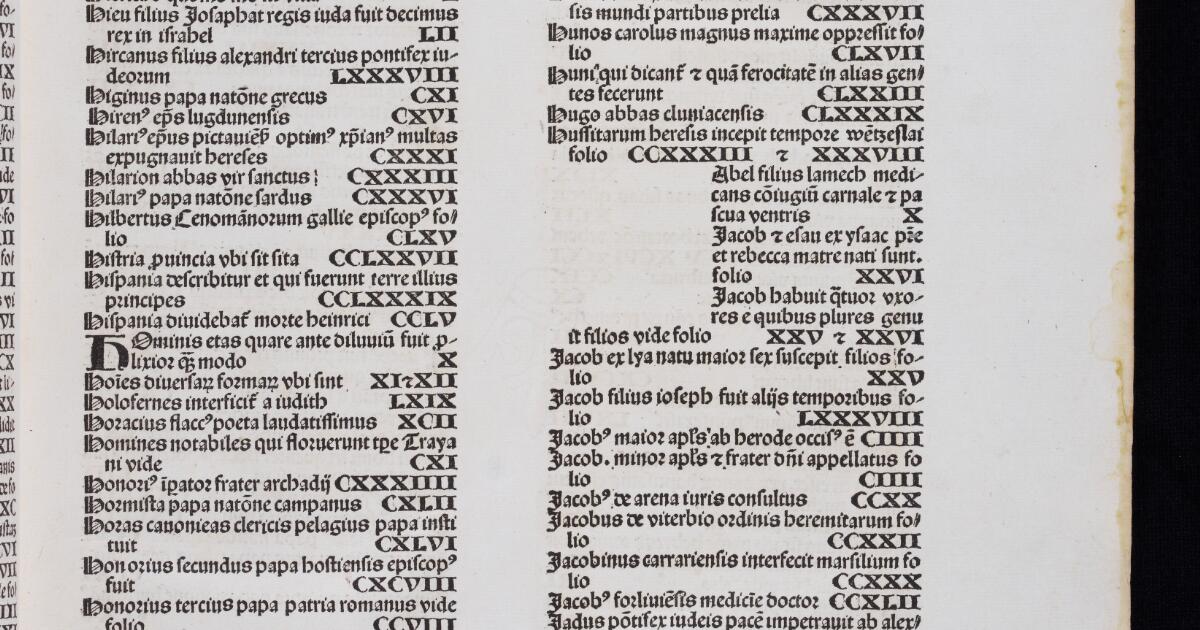 Treasures of the Library : Nuremberg Chronicle