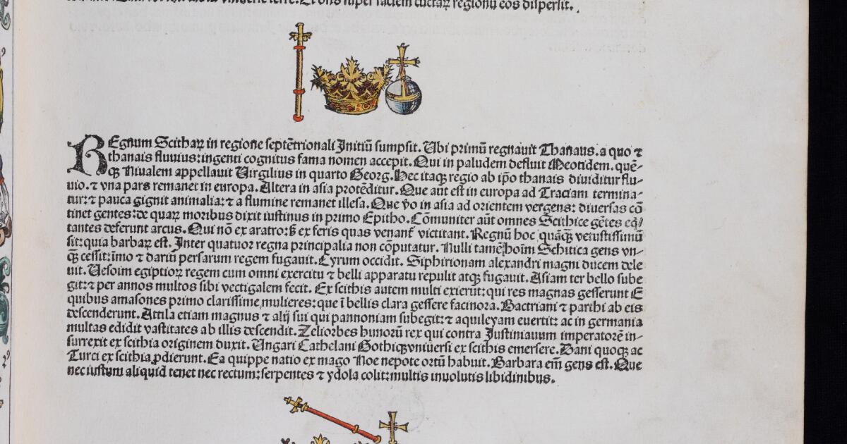 Treasures of the Library : Nuremberg Chronicle