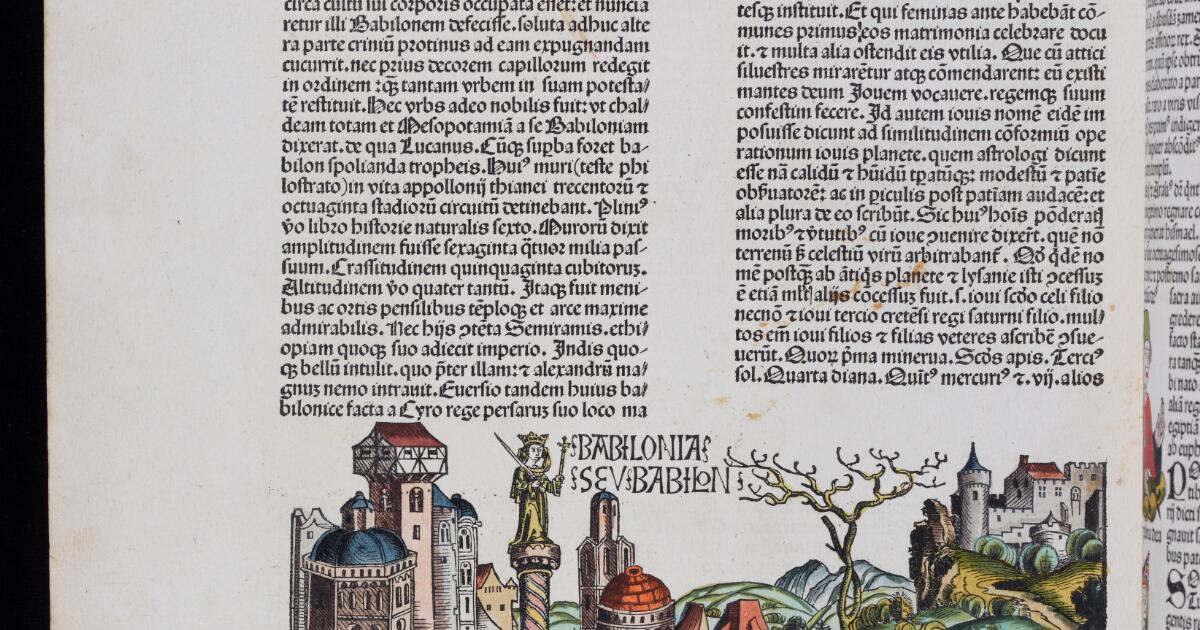 Treasures of the Library : Nuremberg Chronicle