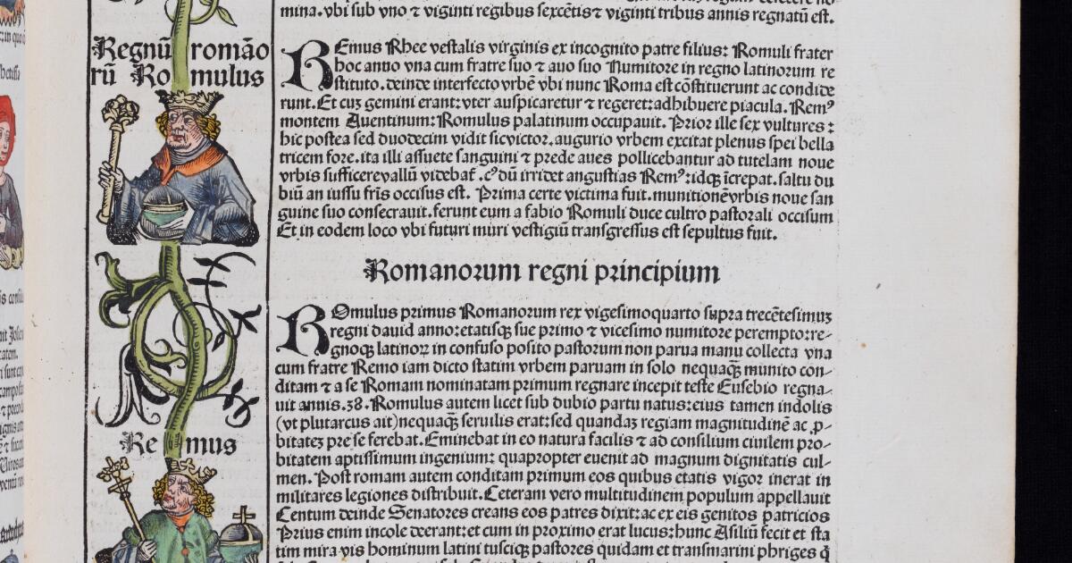 Treasures of the Library : Nuremberg Chronicle