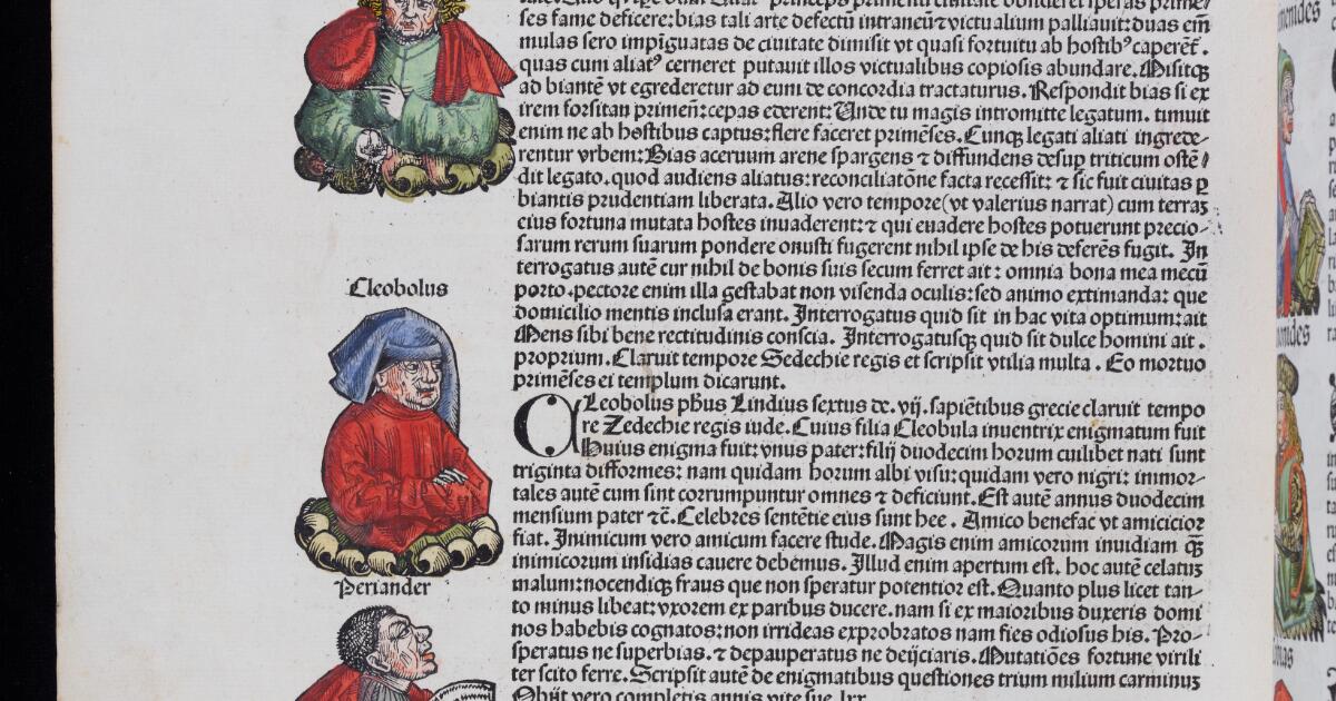 Treasures of the Library : Nuremberg Chronicle