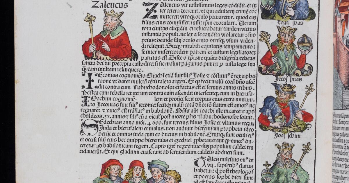 Treasures of the Library : Nuremberg Chronicle