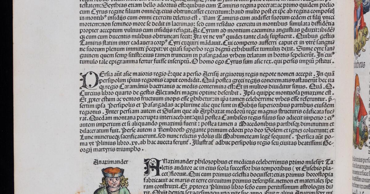 Treasures of the Library : Nuremberg Chronicle