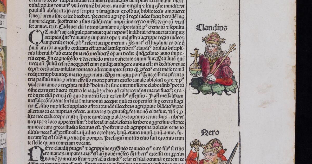 Treasures of the Library : Nuremberg Chronicle