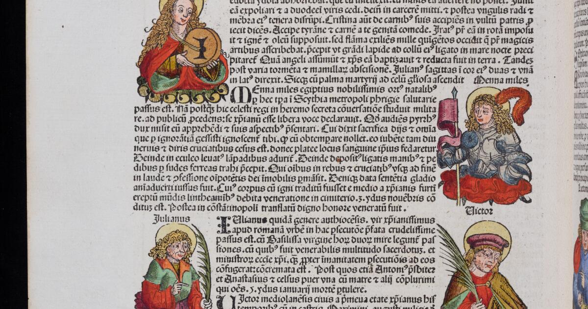 Treasures of the Library : Nuremberg Chronicle