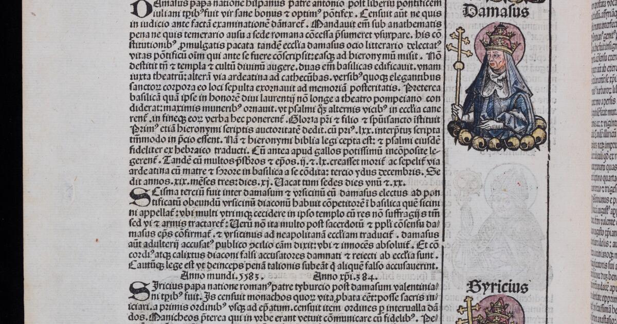 Treasures of the Library : Nuremberg Chronicle