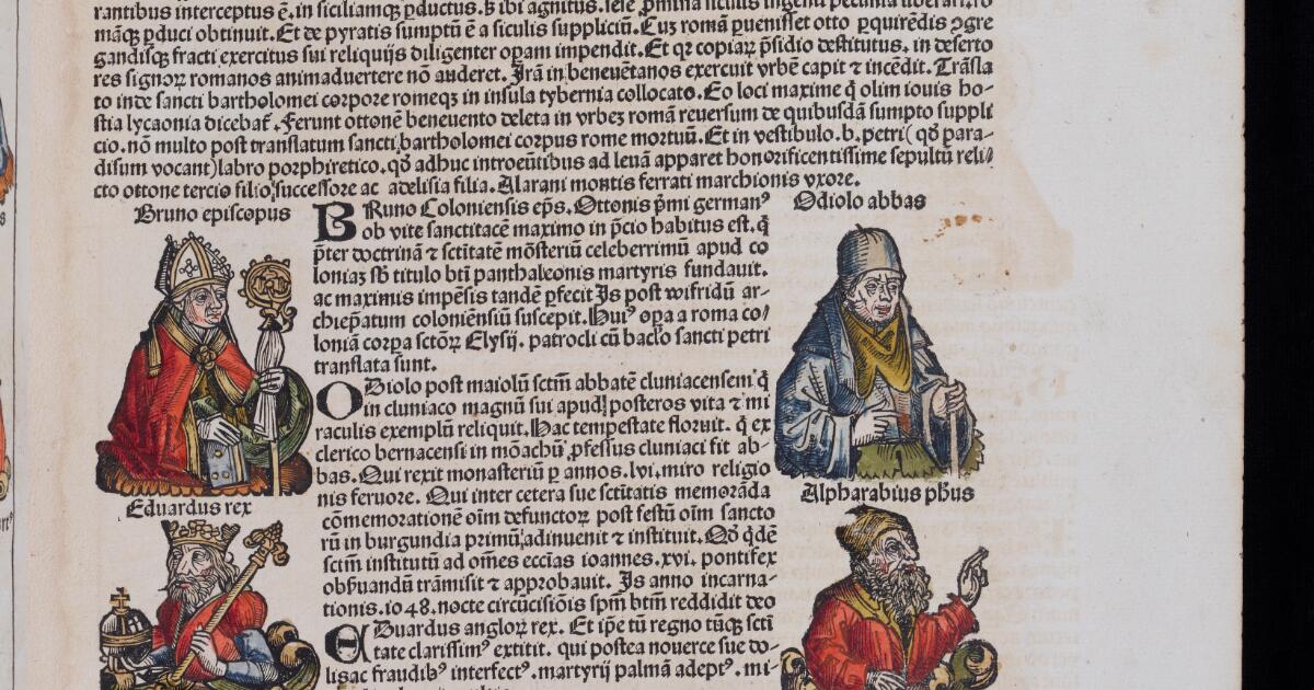 Treasures of the Library : Nuremberg Chronicle