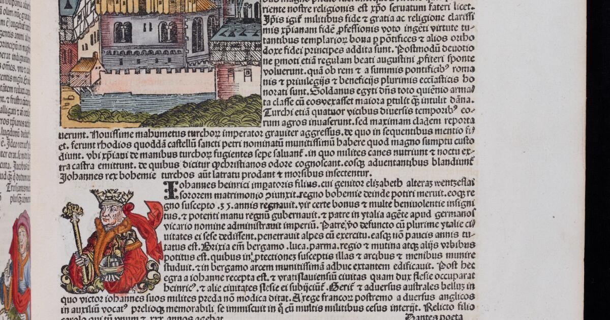 Treasures of the Library : Nuremberg Chronicle