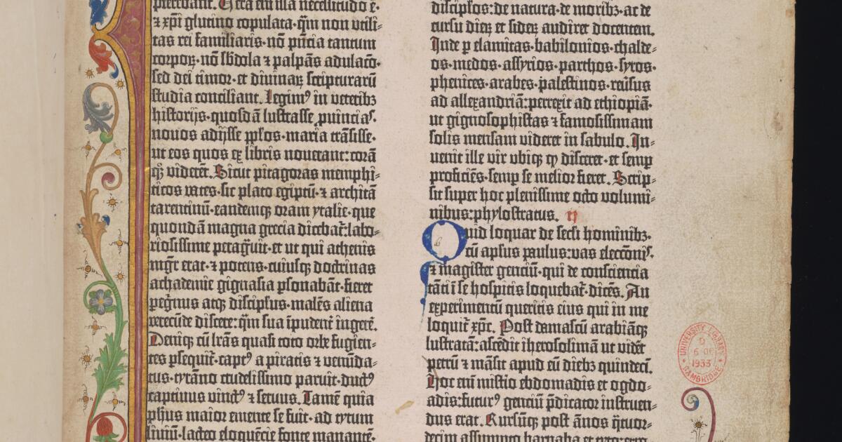 Treasures of the Library : Gutenberg Bible