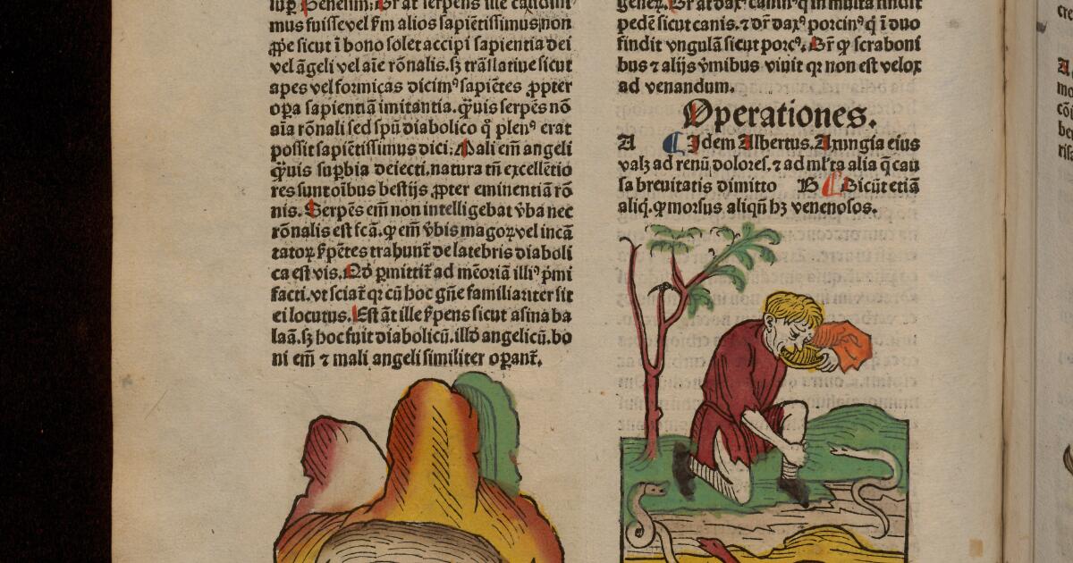 Treasures of the Library : Ortus sanitatis