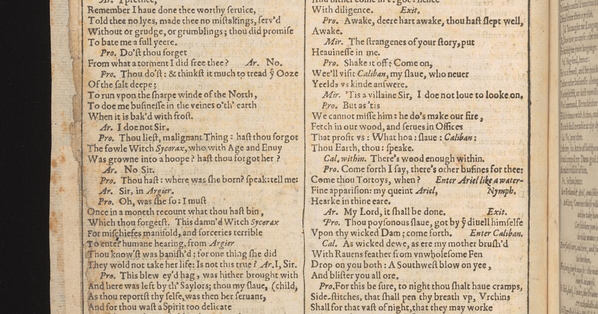 Rare Books and Manuscripts : Mr. William Shakespeares comedies ...