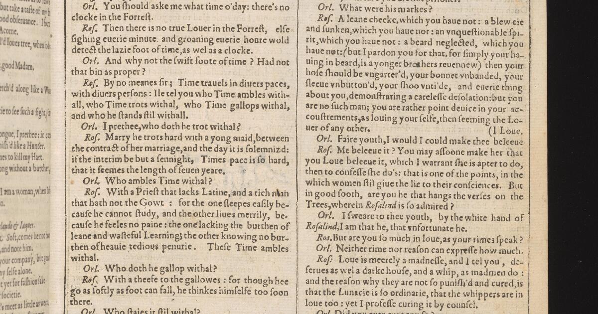 Rare Books and Manuscripts : Mr. William Shakespeares comedies ...
