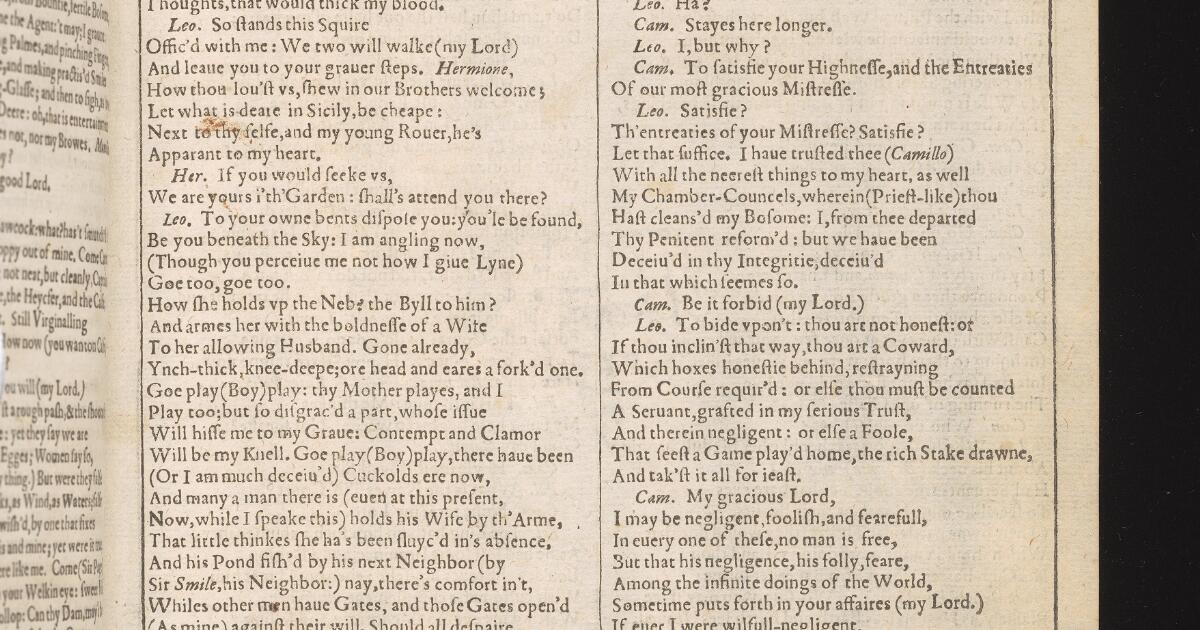 Rare Books and Manuscripts : Mr. William Shakespeares comedies ...