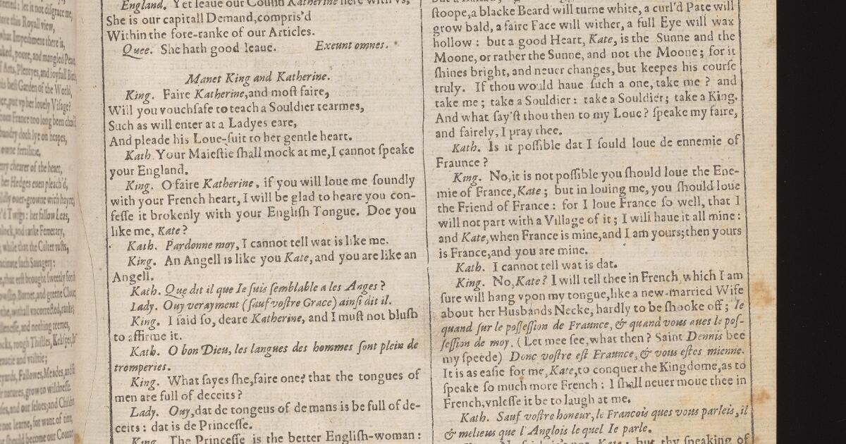 Rare Books and Manuscripts : Mr. William Shakespeares comedies ...