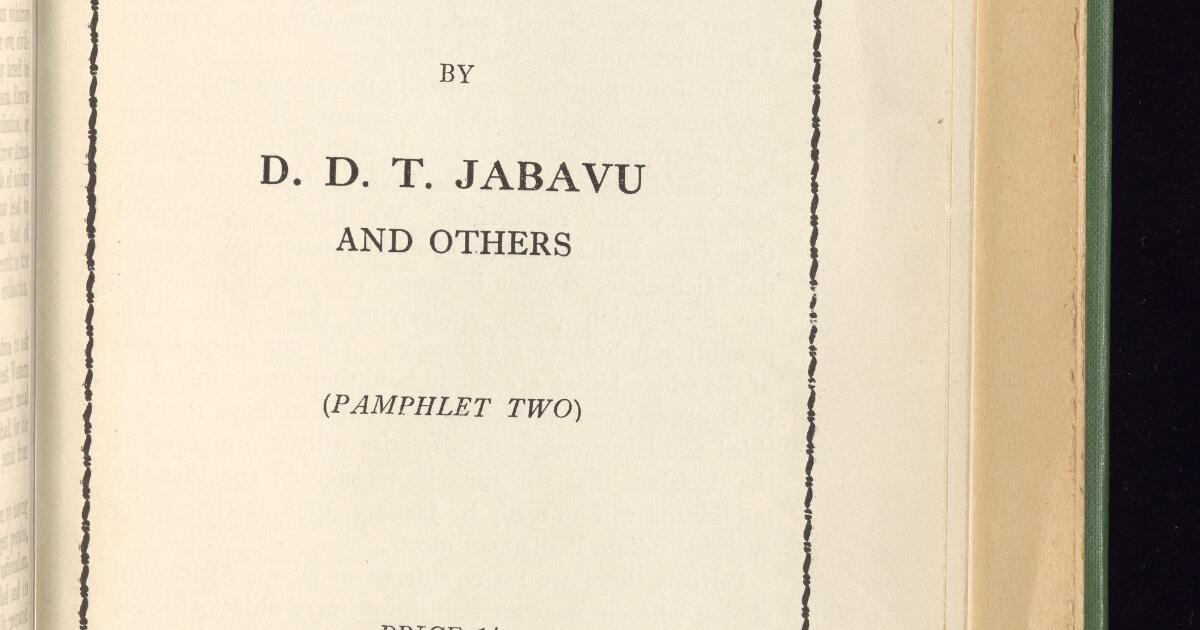 Southern African Collections : Native views on the native bills / by D ...