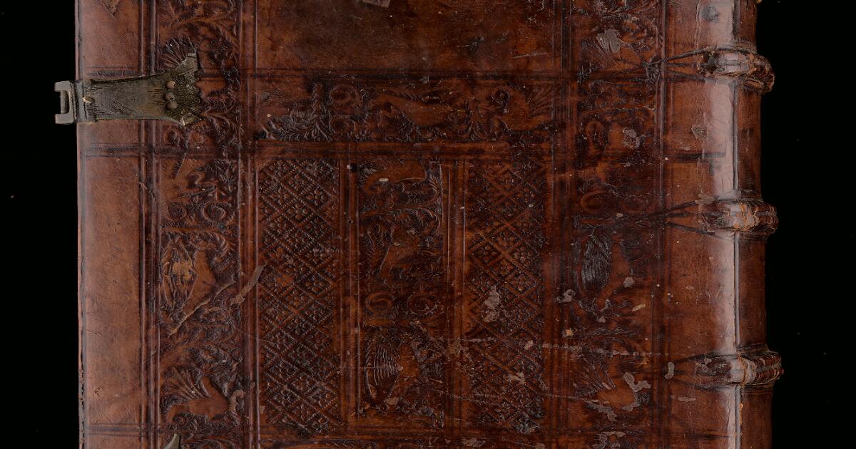Cambridge Bookbindings : Garret Godfrey binding, ca.1520